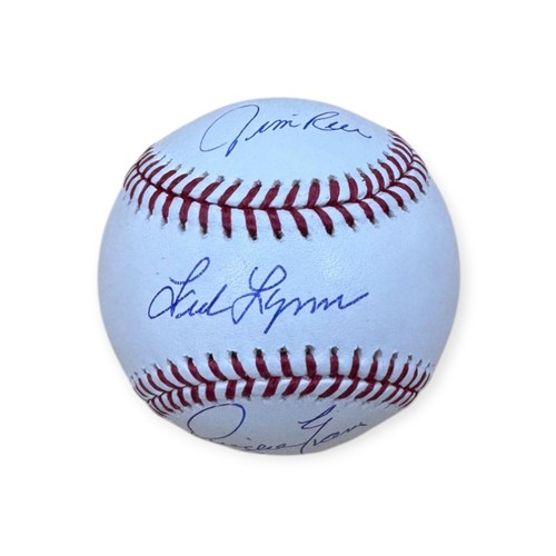 Jim Rice, Fred Lynn & Dwight Evans Boston Red Sox Autographed OMLB ...