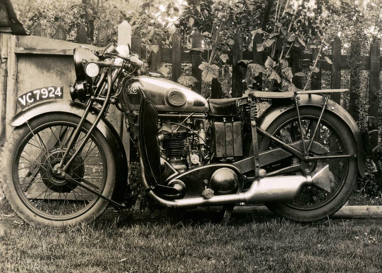 Vintage Photo ... 1930's Rudge Motorcycle, British ... Photo Print5x7 ...