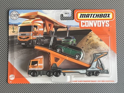 Matchbox Convoy MBX Cabover & Auto Transport trailer with 2011 Mini ...