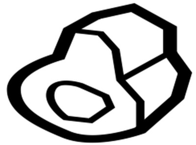 1577A178 Mitsubishi Hanger, exhaust muffler 1577A178, New Genuine OEM ...