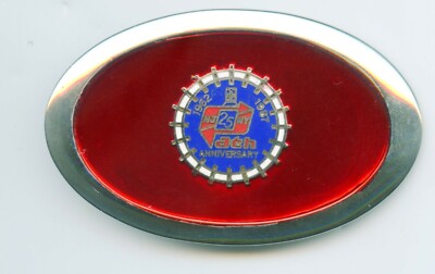 PATH 25TH Anniversary Belt Buckle New York New Jersey Hudson Tubes 1962 ...