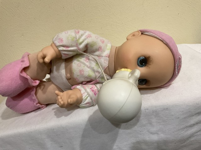 VTG. 2007 HASBRO BABY ALIVE SIP N SNOOZE BABY DOLL 18701/18697 VHTF ...