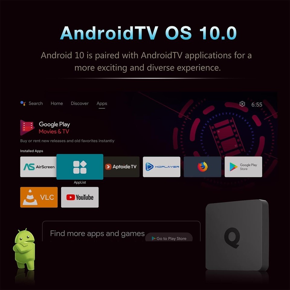 Chinese TV BOX Android 4K 卫星电视直播盒子 | eBay