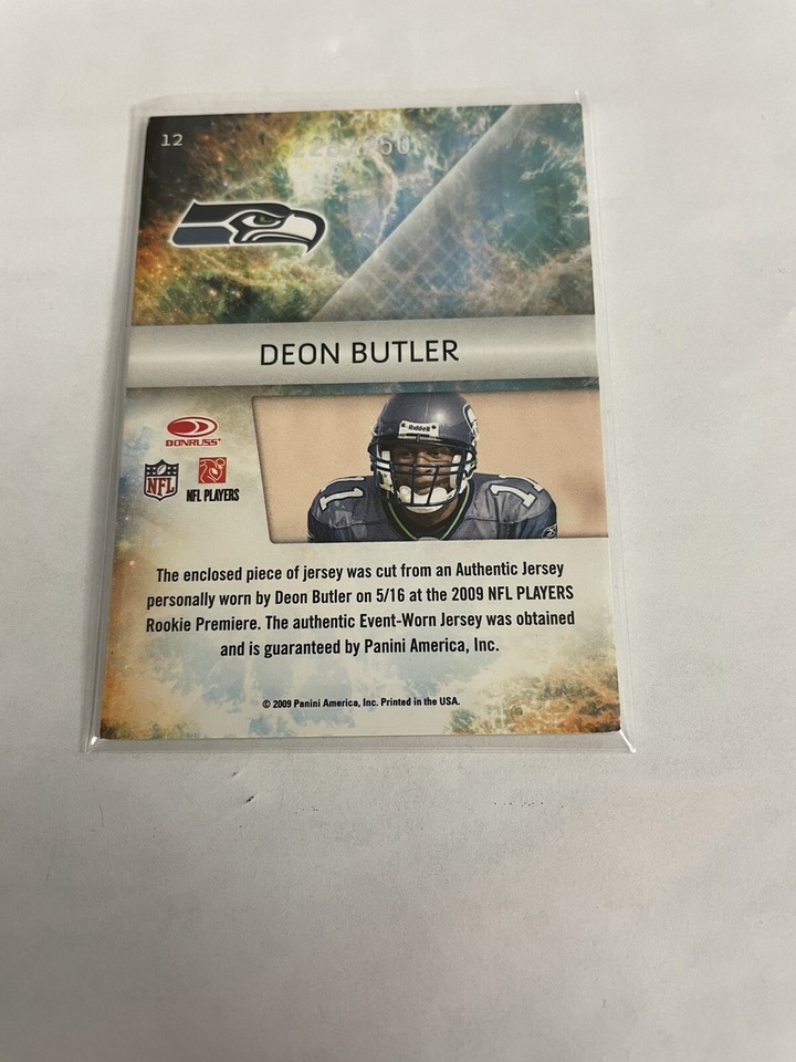 2009 Playoff Absolute Memorabilia Star Gazing Deon Butler (226/250) | eBay