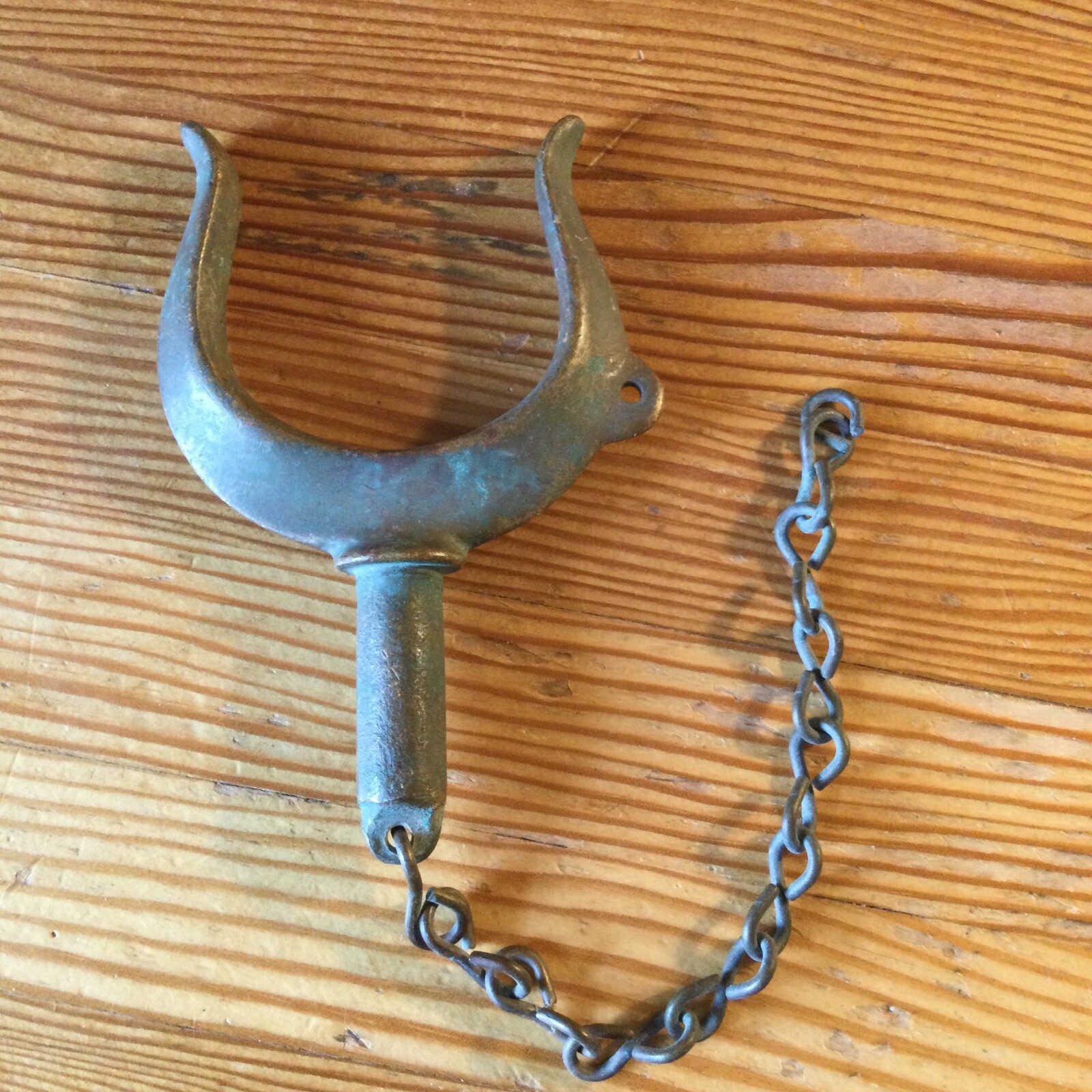 Brass Bronze Rams Horn Oarlock #0 (1 3/4" ID) Replacement 1/2" Spindle ...