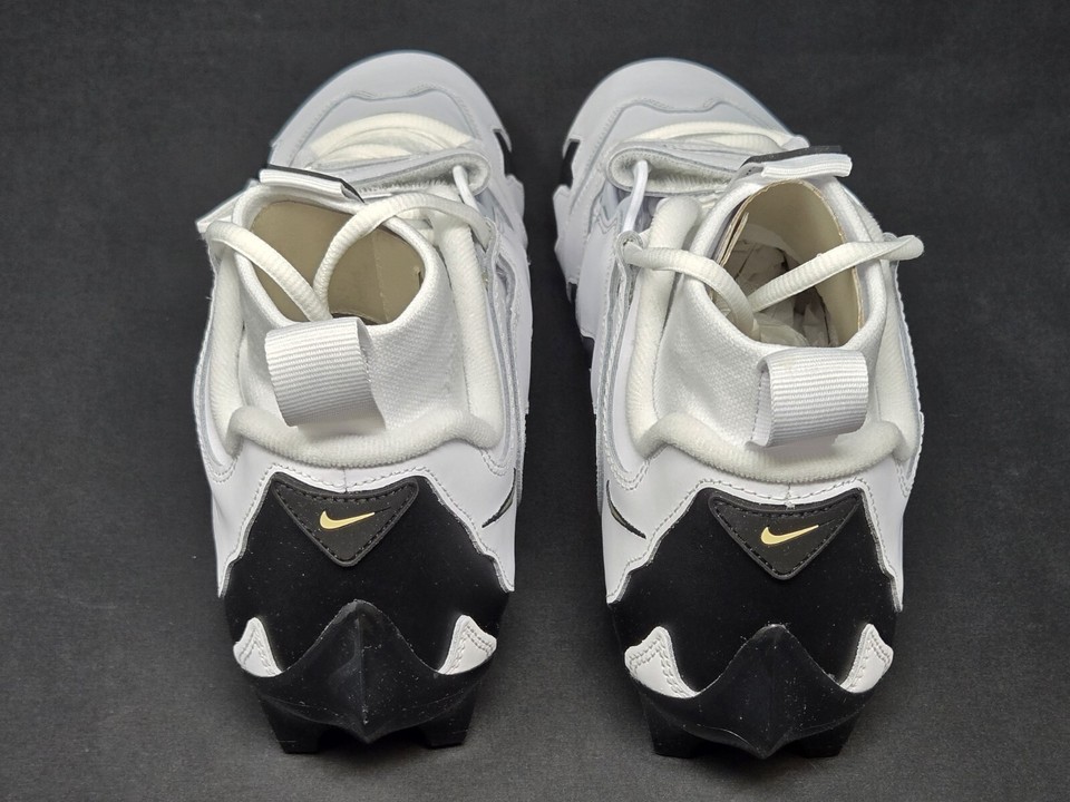 Nike Diamond Turf DT 96 Men's Sizes White Black Football Cleats Deion ...