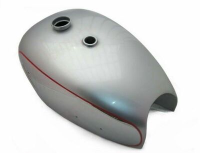 BSA B31 A7 A10 swing arm frame gas fuel petrol tank chrome silver paint ...