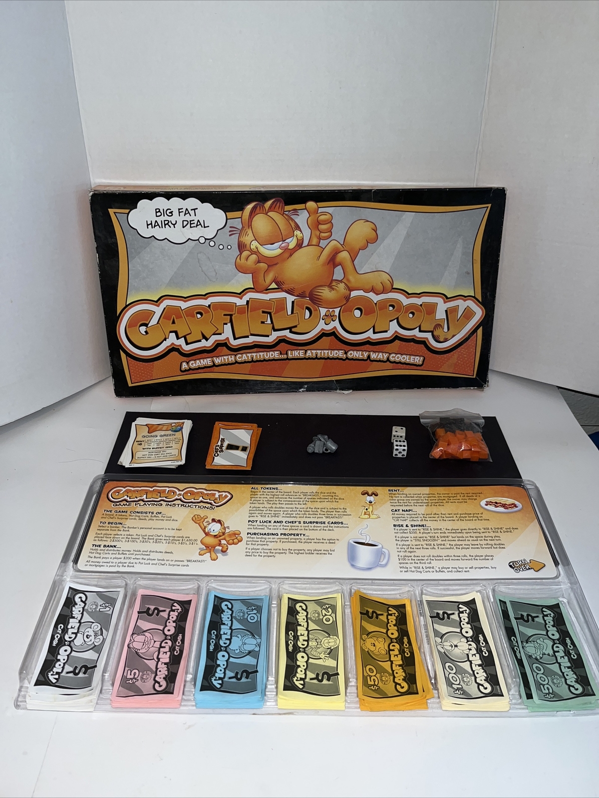 Garfield-opoly Board Game 2012 Late for The Sky Monopoly Garfield ...