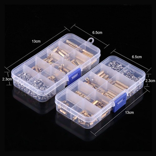 200pcs M3 PCB Hex Male Female Threaded Brass Standoffs Screw Nut ...