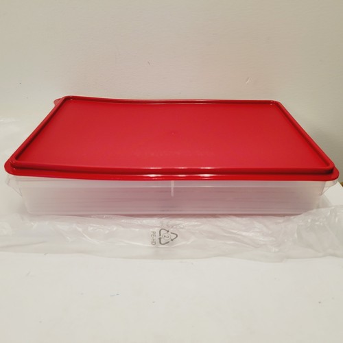 Tupperware Snack N Store Large Keeper Rectangle Container Passion Lid ...