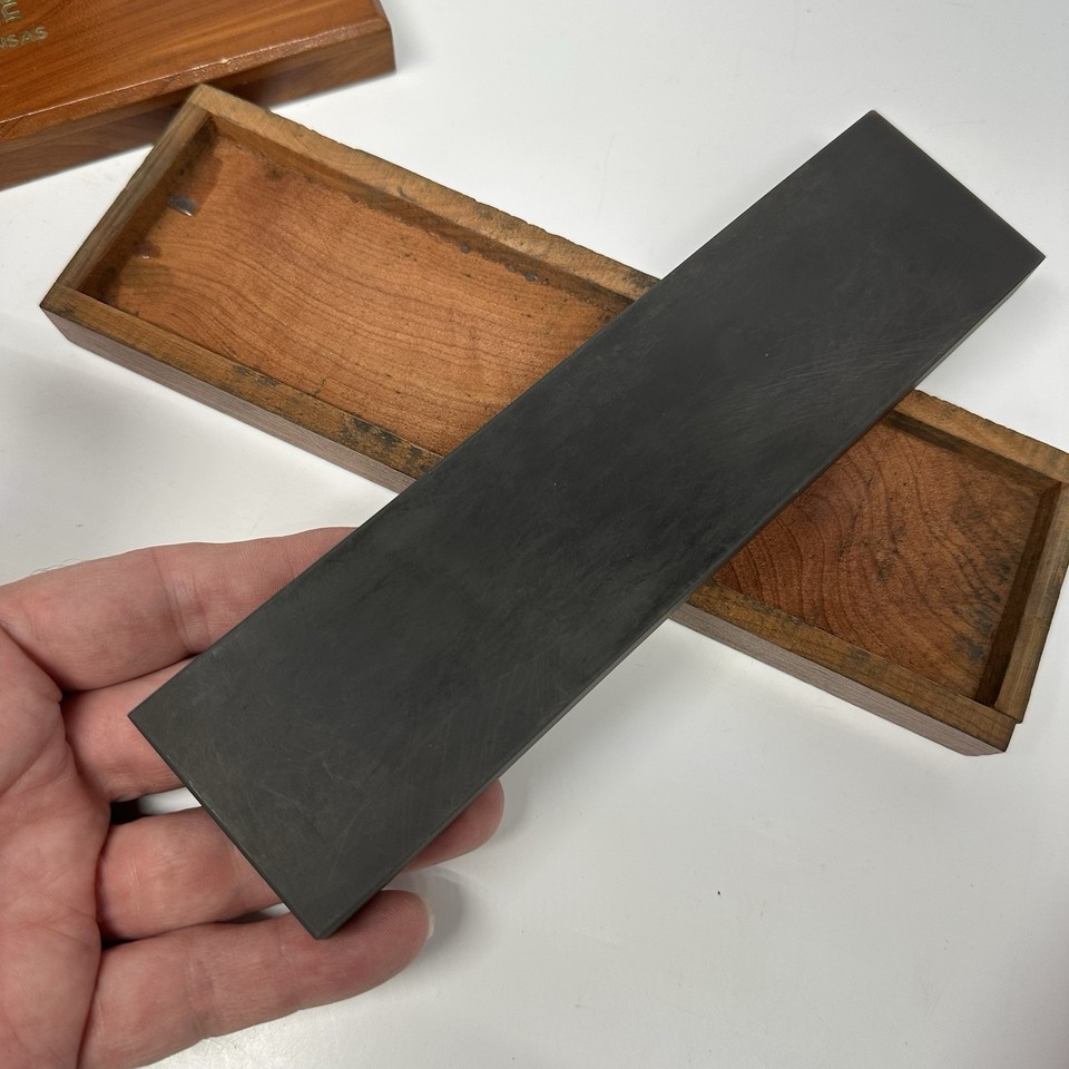Leichtung Knife Sharpening Stone Hard Arkansas Super Fine | eBay