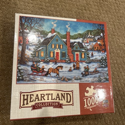 Heartland collection 1000 piece puzzle Sunday afternoon winter scene | eBay