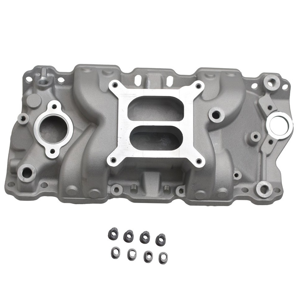 Dual Plane Aluminum Intake Manifold For SBC Small Block Chevy 305 327 ...