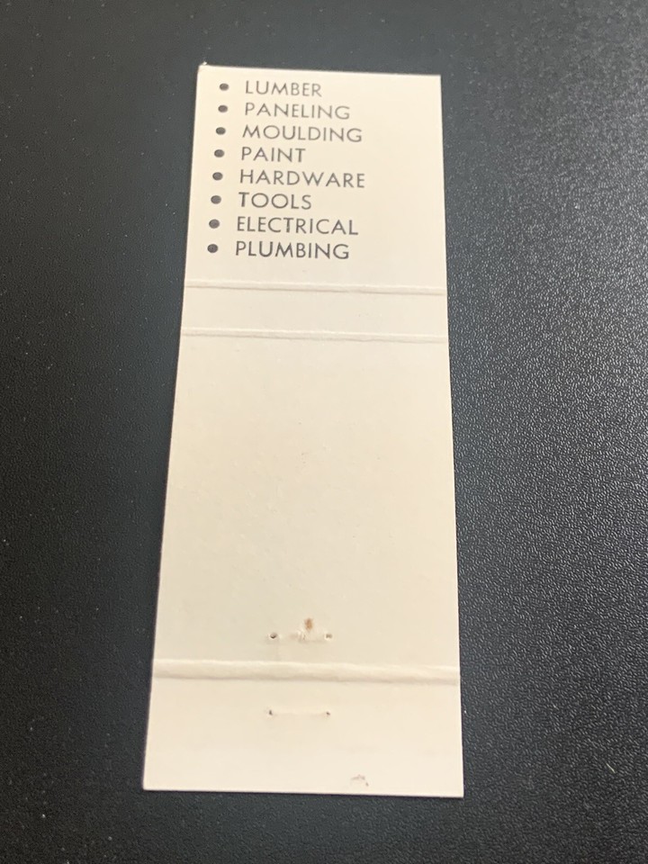 Vintage Texas Matchbook “The 2x4 Center” Lubbock | eBay