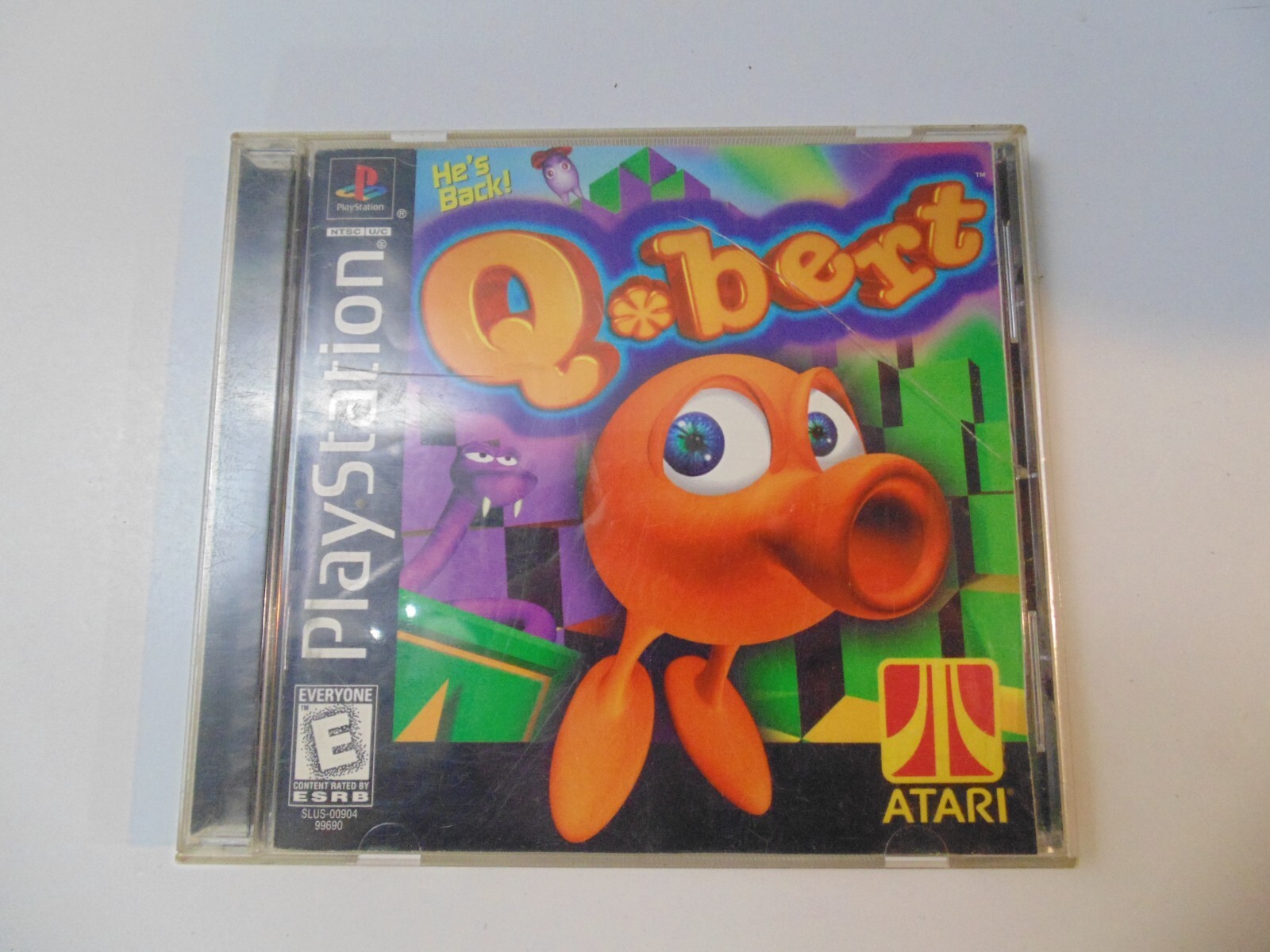 Qbert (Sony PlayStation 1 PS1, 1999) Complete with Manual Tested and ...