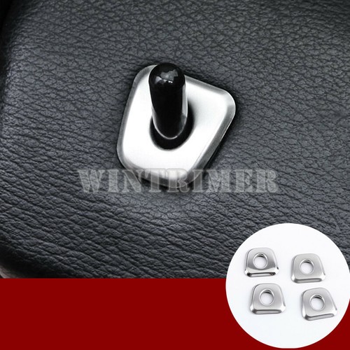 Stainless Interior Door Lock Pin Pins Cover Trim 4pcs For BMW X5 E70 ...