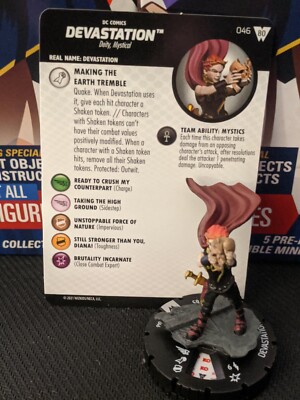 DC Heroclix WW80 Wonder Woman 80th Devastation 046 Rare R Pre-Release ...