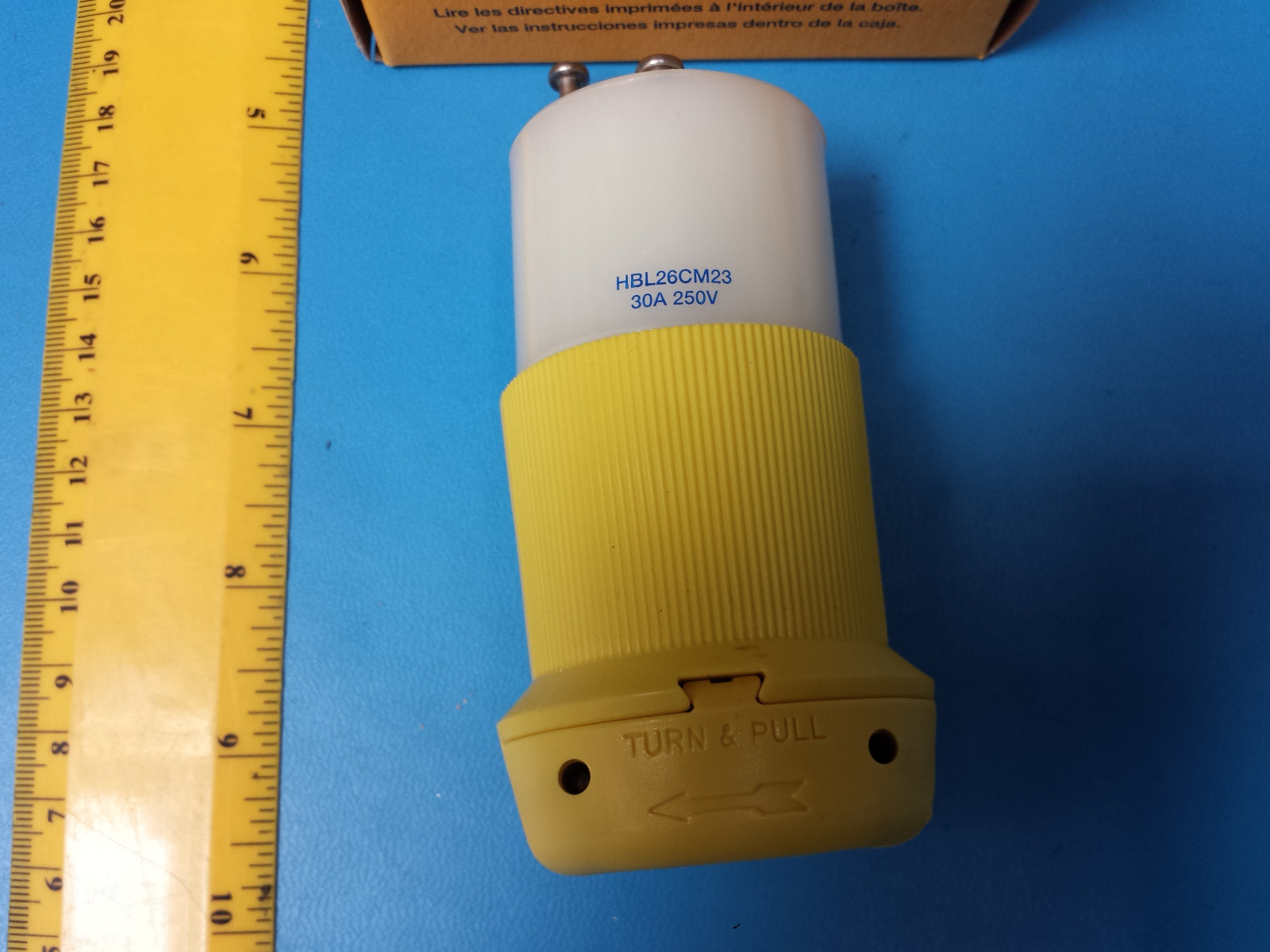 HUBBLE HBL26CM23 , TWIST-LOCK CHEM-Marine Connector Body , 26CM23 ...