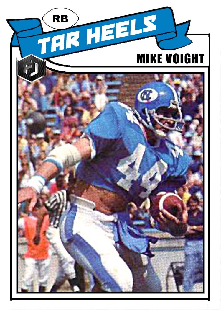ACEO MIKE VOIGHT NORTH CAROLINA TARHEELS CUSTOM HAND MADE ART CARD | eBay