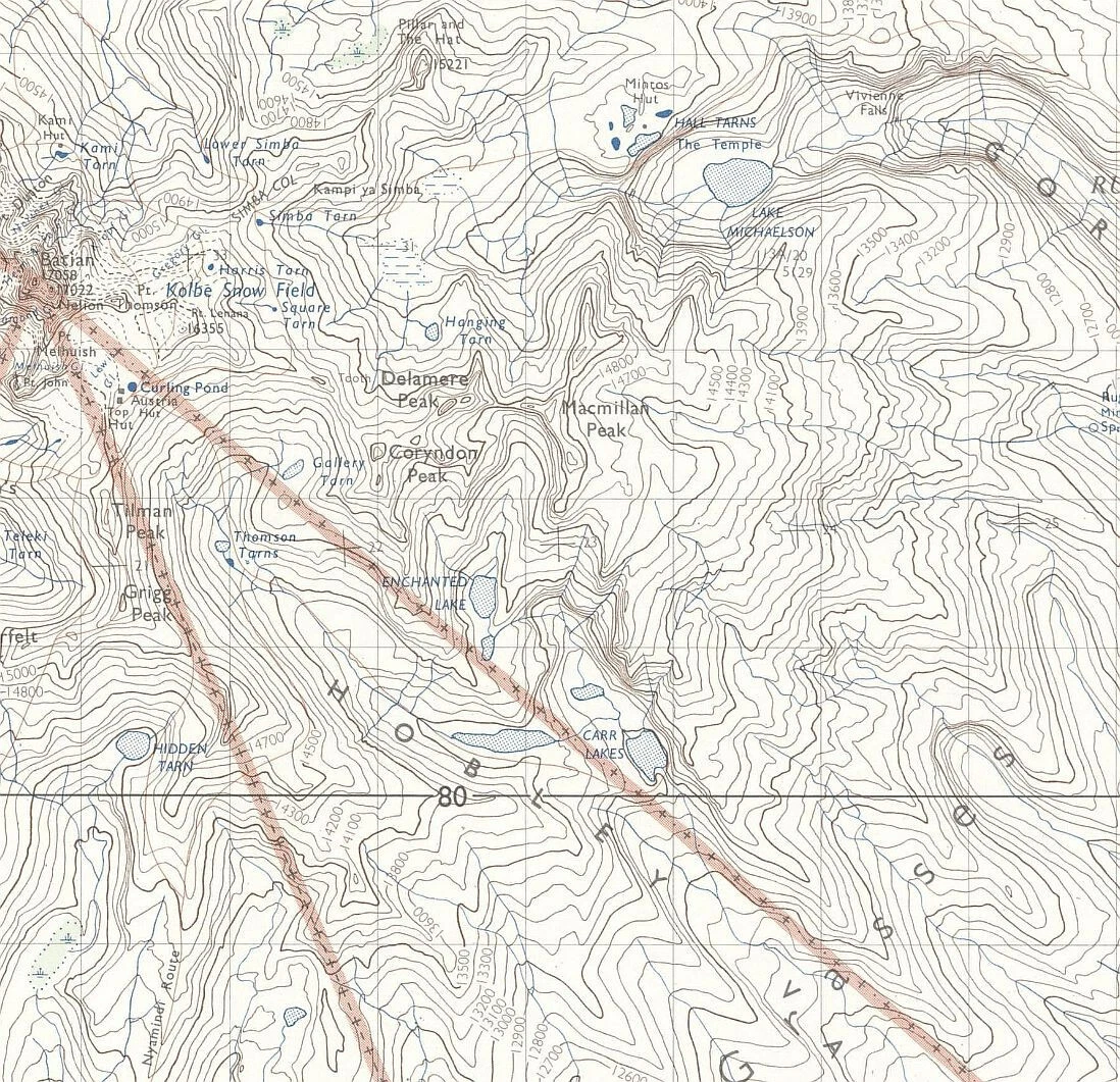 Mount Kenya Map