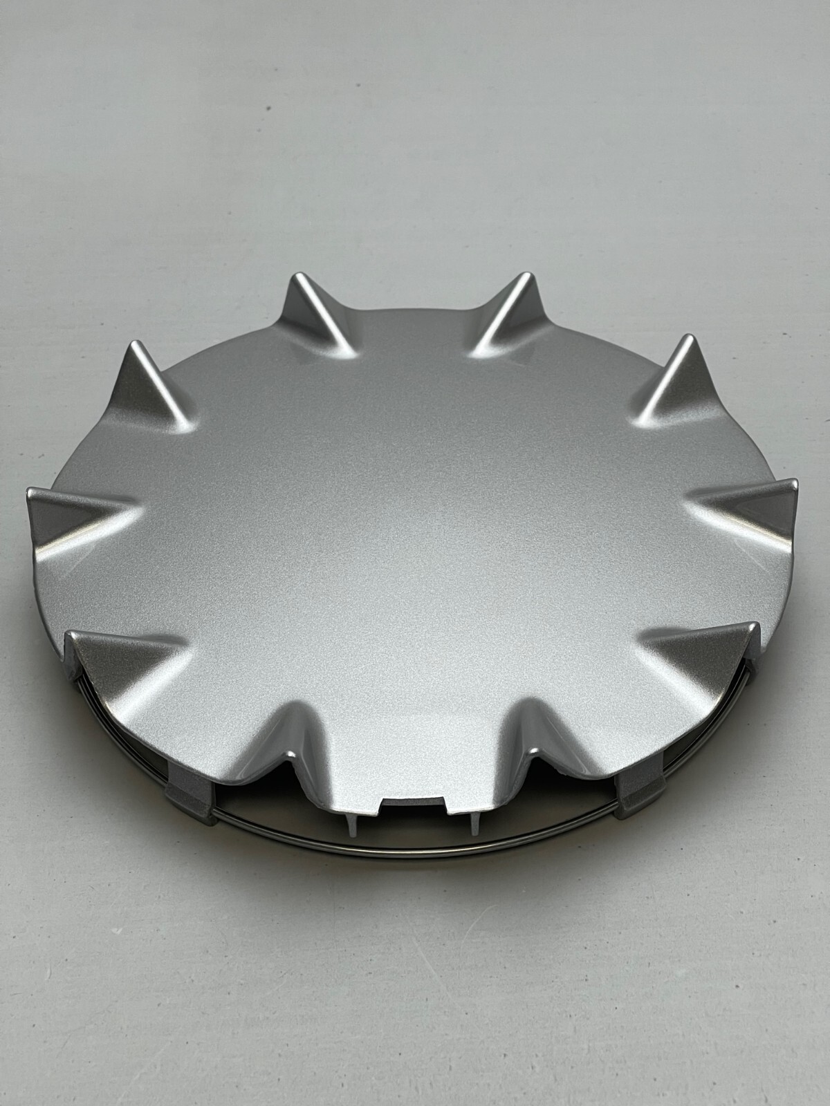 SSR Silver No Logo Snap In Wheel Center Cap with Lock Ring SSR-REARCAP ...