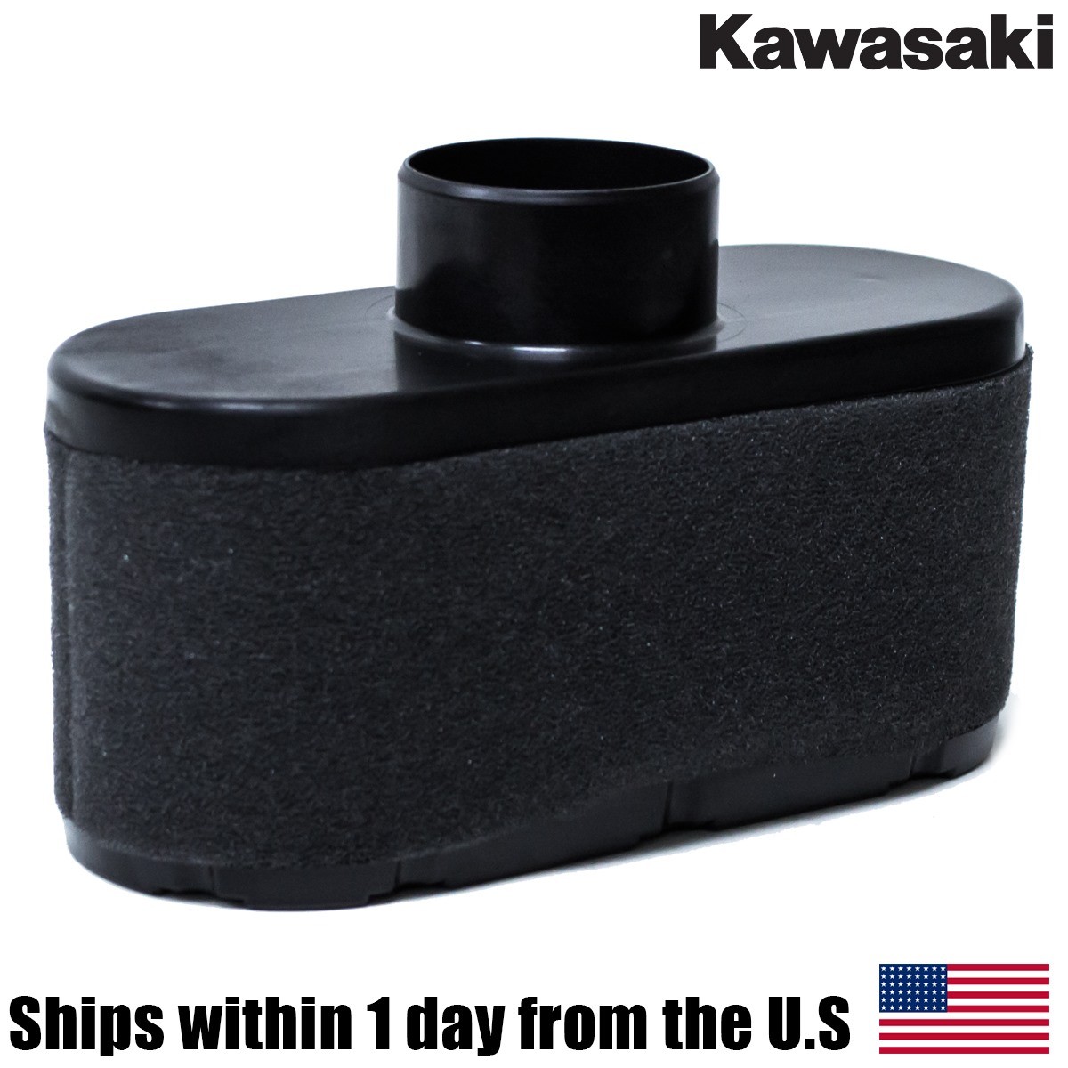 (2) Genuine OEM Kawasaki # 11029-0031 Air Filter Combo 11013-0752 ...