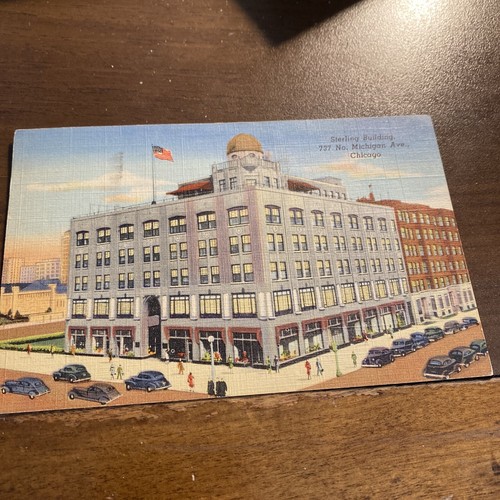 Postcard Sterling Building 737 N Michigan Ave Chicago Postmarked 1948 ...