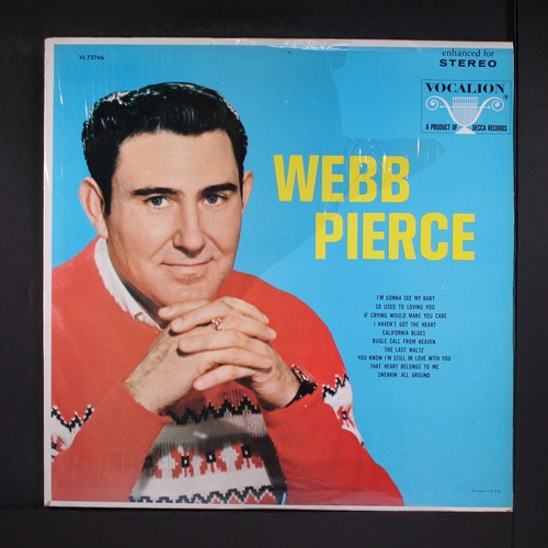 WEBB PIERCE: webb pierce VOCALION 12" LP 33 RPM | eBay