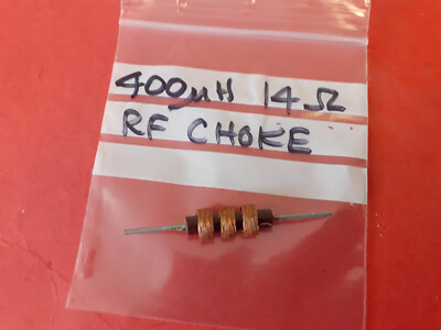 400uH RF Choke / HF Choke ~ 14Ω ~ Miniature RF Choke | eBay UK