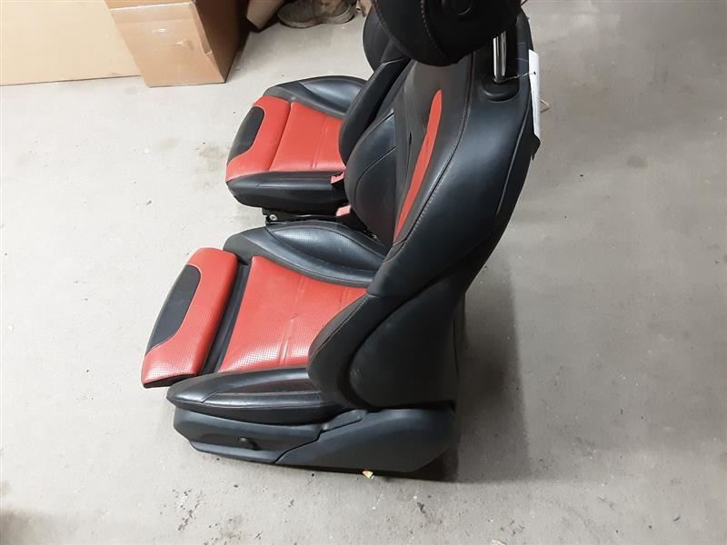 2016 MERCEDES BENZ C63S AMG RED AND BLACK FRONT SEATS SMALL RIP | eBay