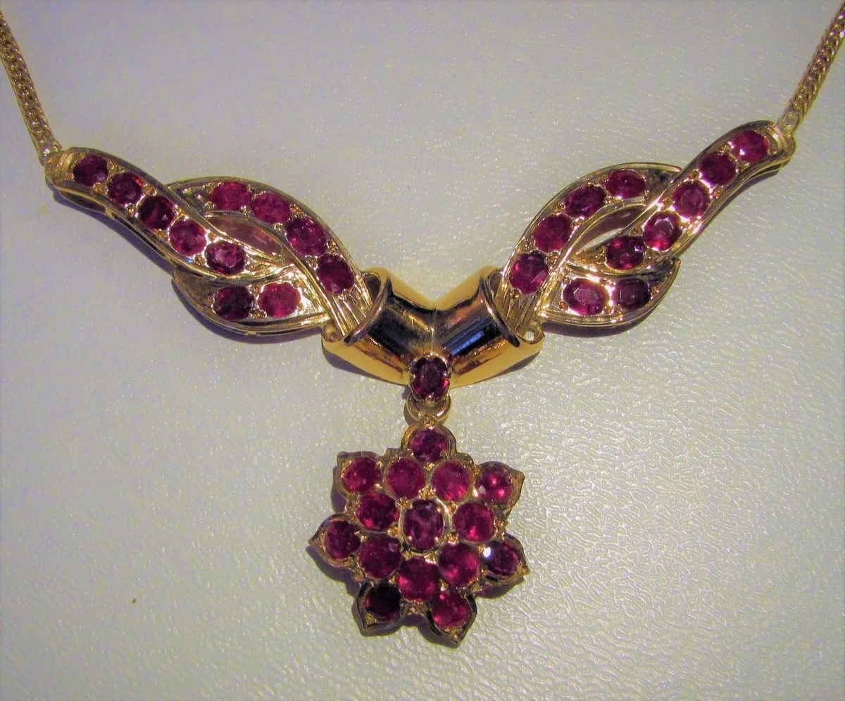 Modern Ruby Necklace Designs
