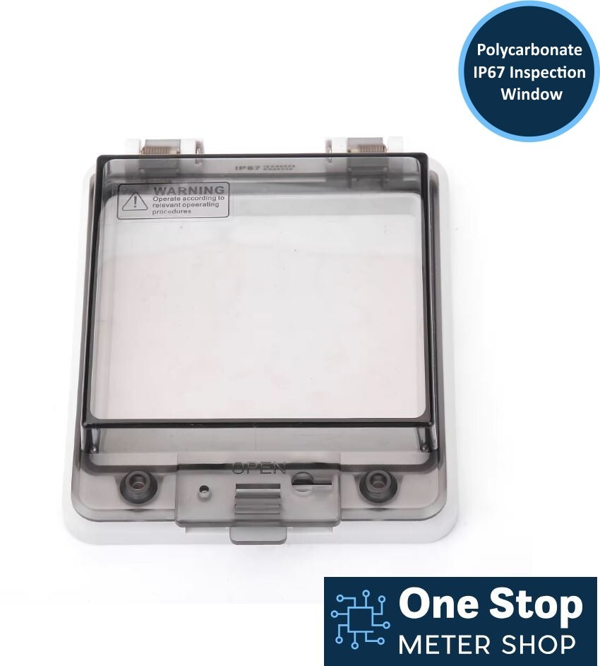 Grey Polycarbonate IP67 Inspection Window - 135H x 120W x 35D | eBay UK