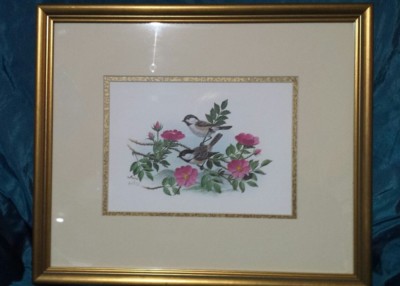 Don Balke Signed Certified LITHOGRAPH 'Sparrows' Framed Double-matted ...