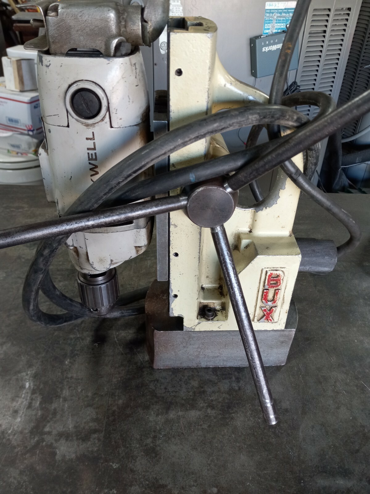 🇺🇸ROCKWELL 77767 magnetic drill with BUX DH 1/2 magnet. | eBay