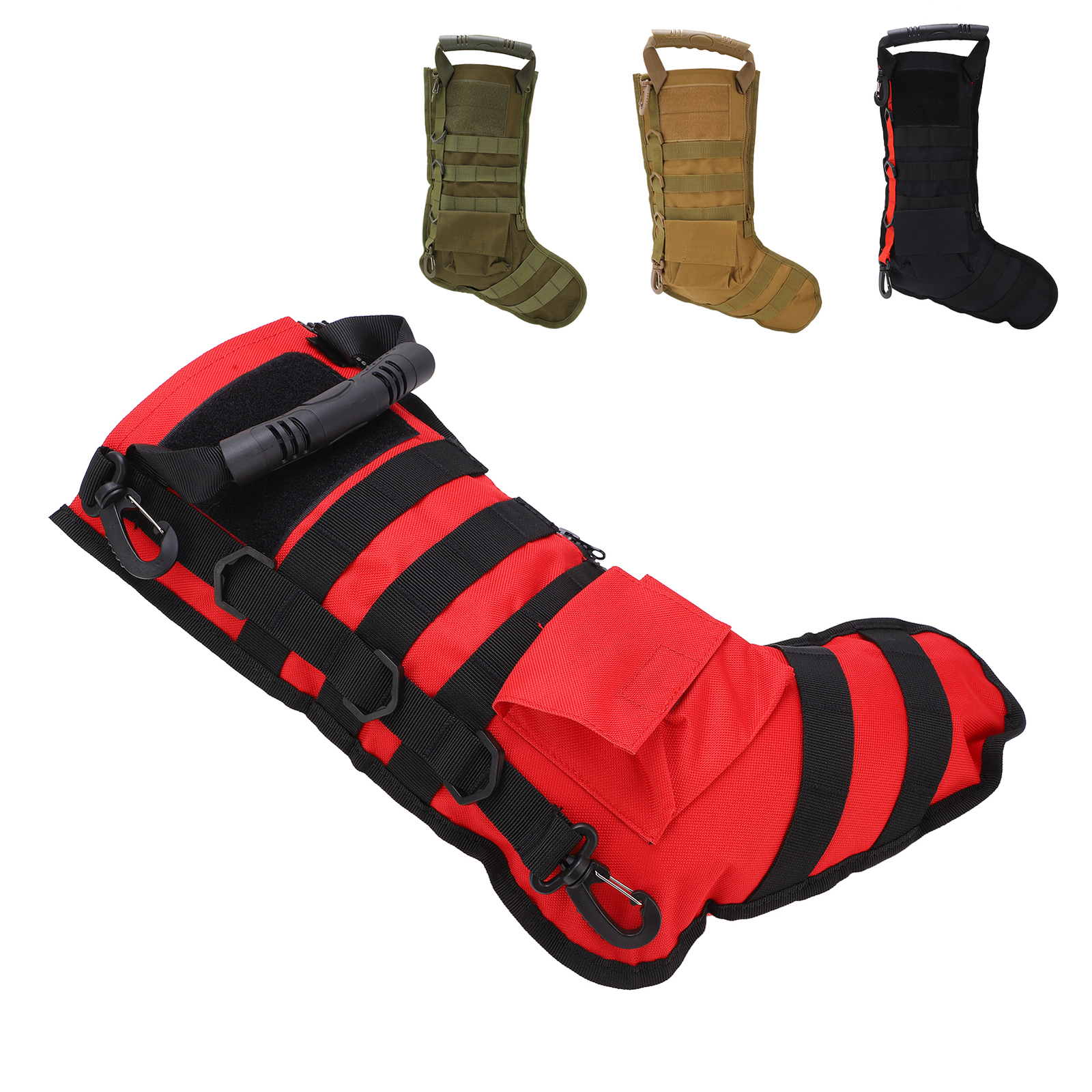 New Hanging Christmas Stocking Bag Utility Storage Bag Military Hunting ...