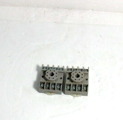 (2 Pcs) Potter & Brumfield 27E891 Relay Socket Base 10Amp 300Vac , New ...