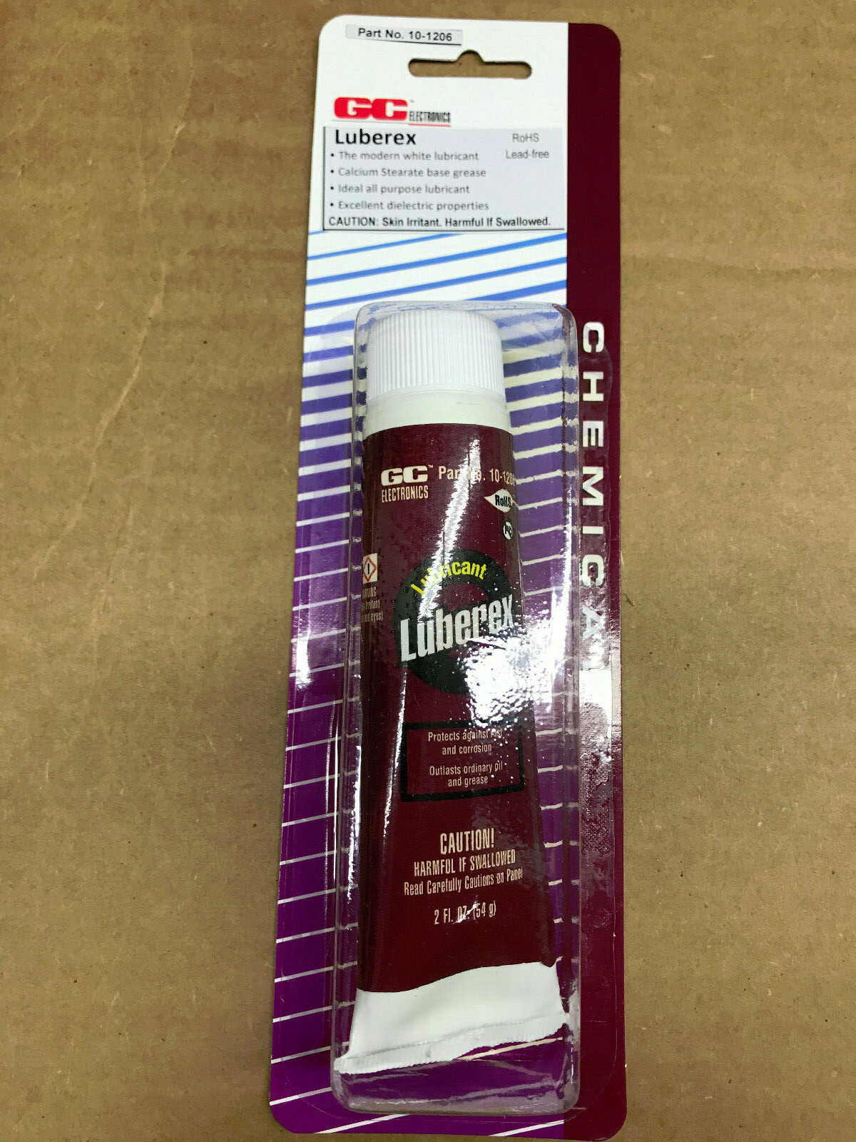 Luberex Calcium Stearate Grease Lubricant, 2 OZ Tube, many home & shop ...