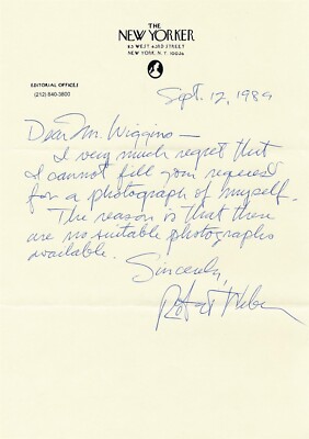 Robert Weber- Handwritten Signed Letter | eBay