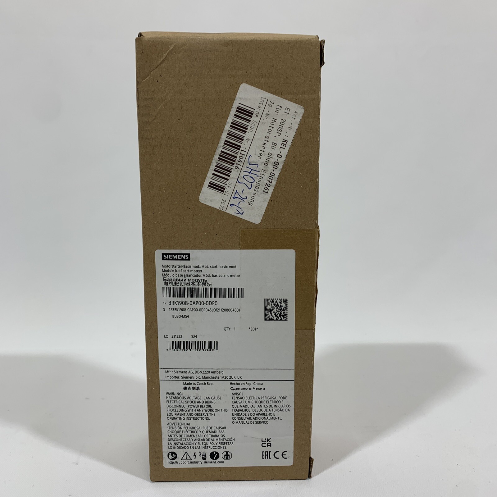 1x Siemens 3RK1908-0AP00-0FP0 Motor Starter Basic Mod | eBay