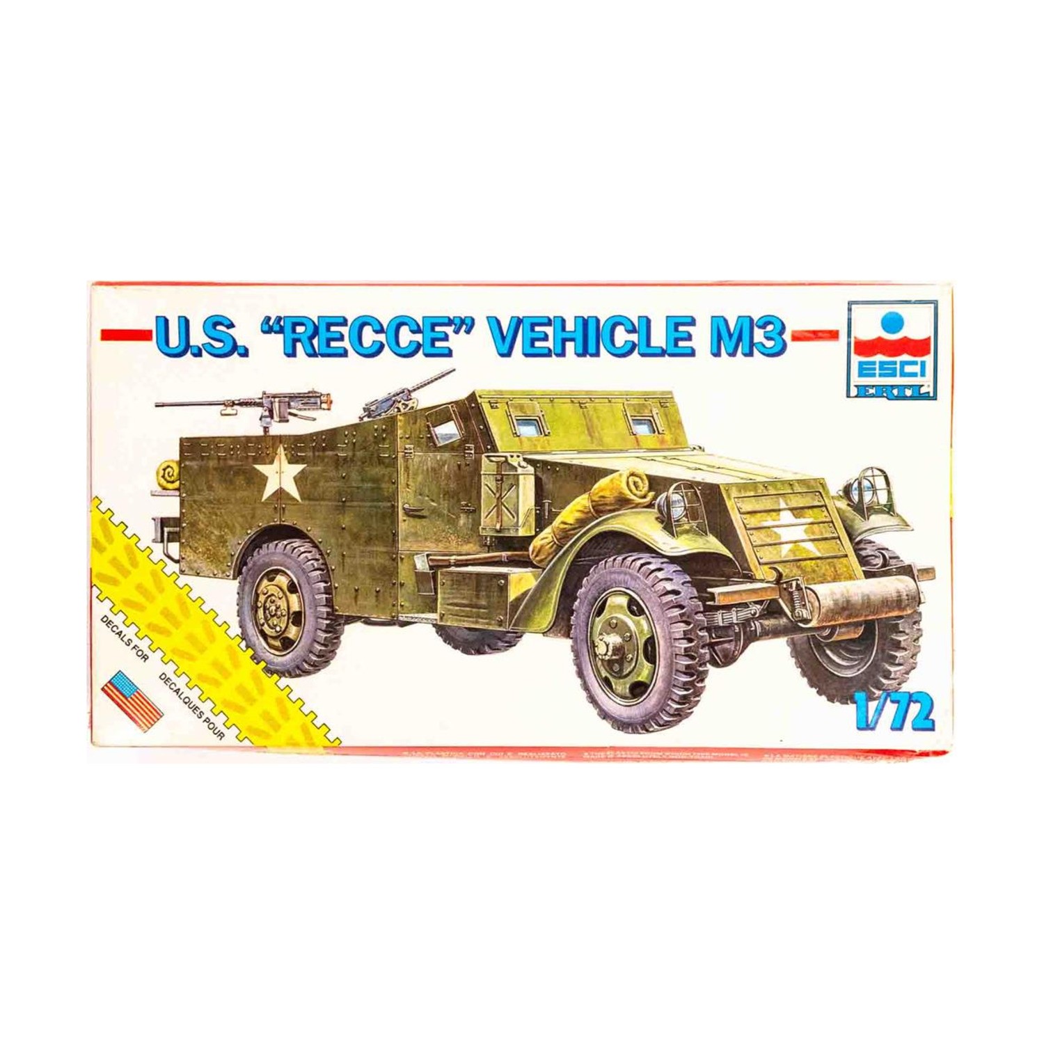 ESCI Historical Tank Mini 1/72 U.S. "Recce" Vehicle M3 SW (VG+/New) | eBay