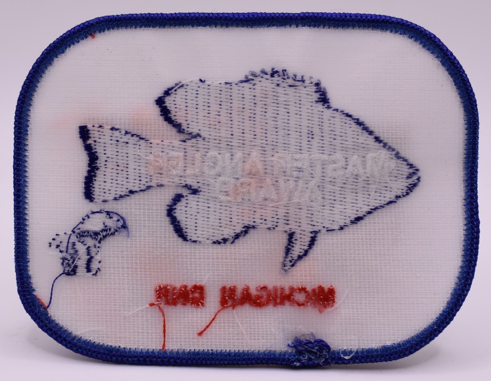 2004 MICHIGAN DNR MASTER ANGLER AWARD FISHING PATCH - NEW ! BASS ...