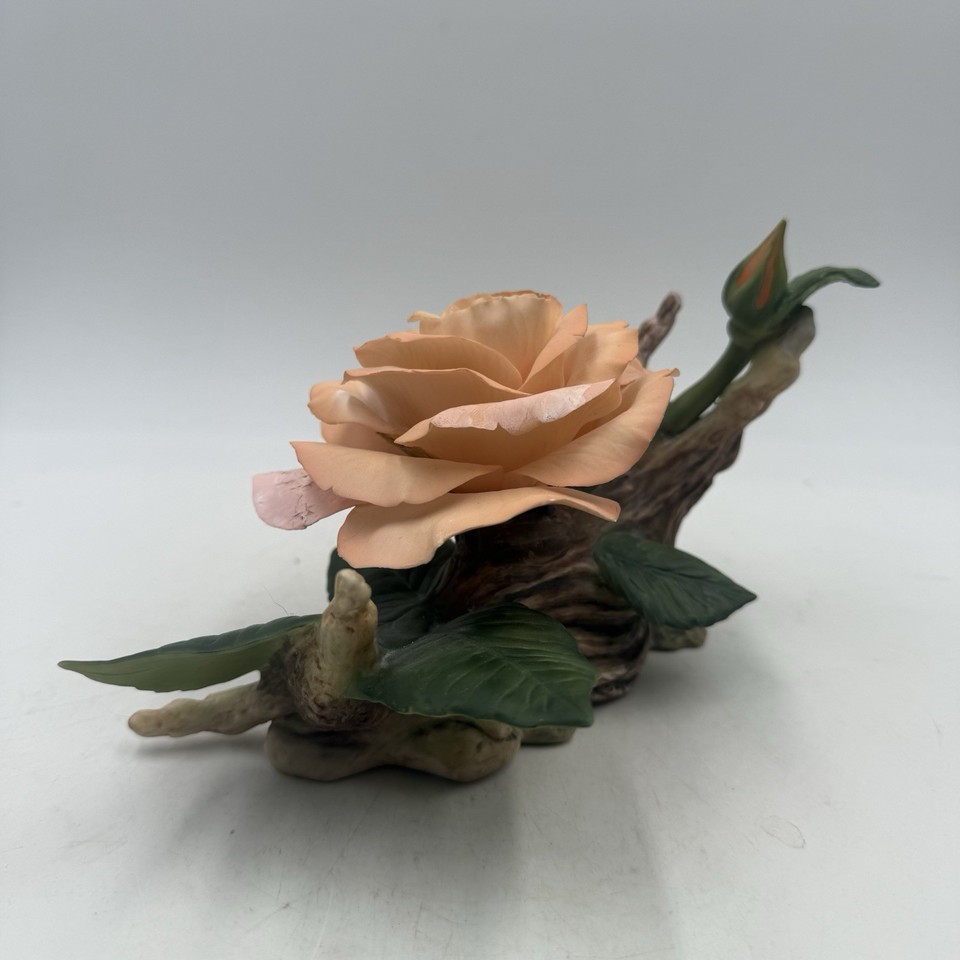 Boehm New York State Porcelain Rose Flower Figurine, Artist Signed 1992 ...