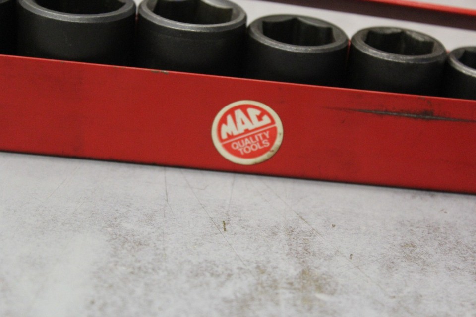MAC Tools 1/2" Drive 15 Pc SAE 6 Pt Impact Socket Set VP- SERIES 3/8- 1 ...