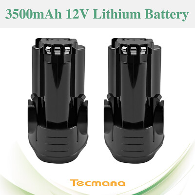 2Pcs 3500mAh 12V Li-ion Battery for Black Decker LB12 LBX12 LBXR12 ...