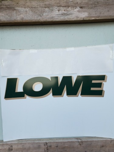 Lowe Boat Logo Decal 1823539 | 27 x 6 Inch Green Gold 2 Each. | eBay
