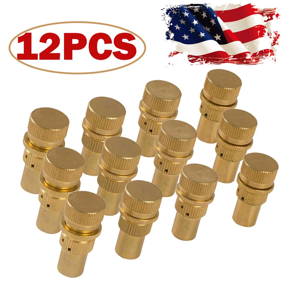 12x Brass Car Tire Deflators Kit 6-30 PSI Automatic Universal ...