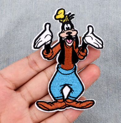 GOOFY - DISNEY - FAB FIVE - Embroidered Iron-On Patch | eBay