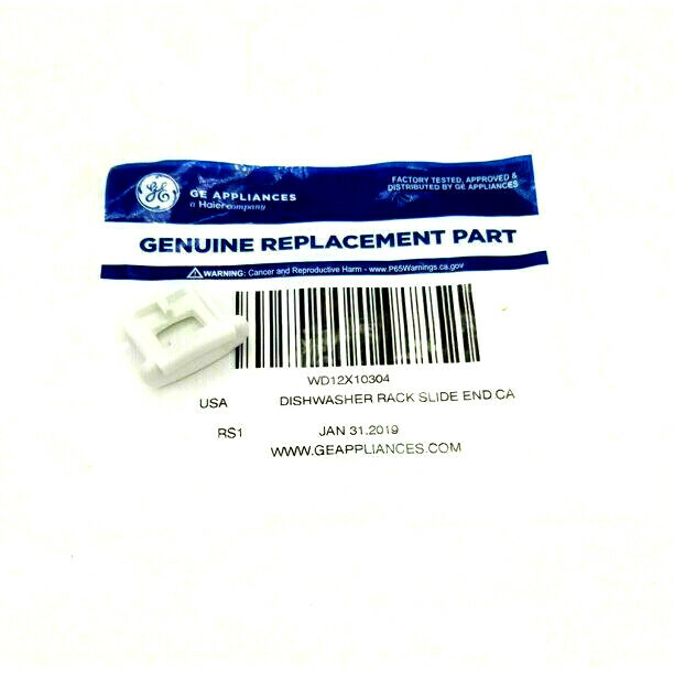 OEM GE WD12X10304 WD12X344 Dishwasher Rack Slide End Cap | eBay