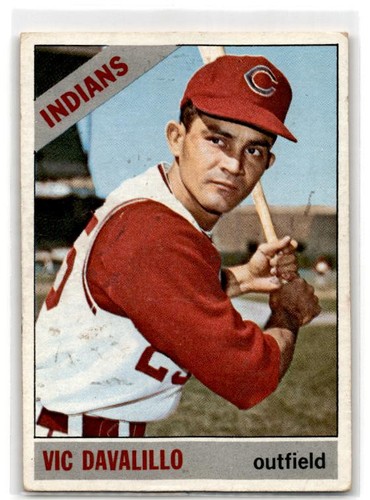 1966 Topps #325 Vic Davalillo Cleveland Indians | eBay