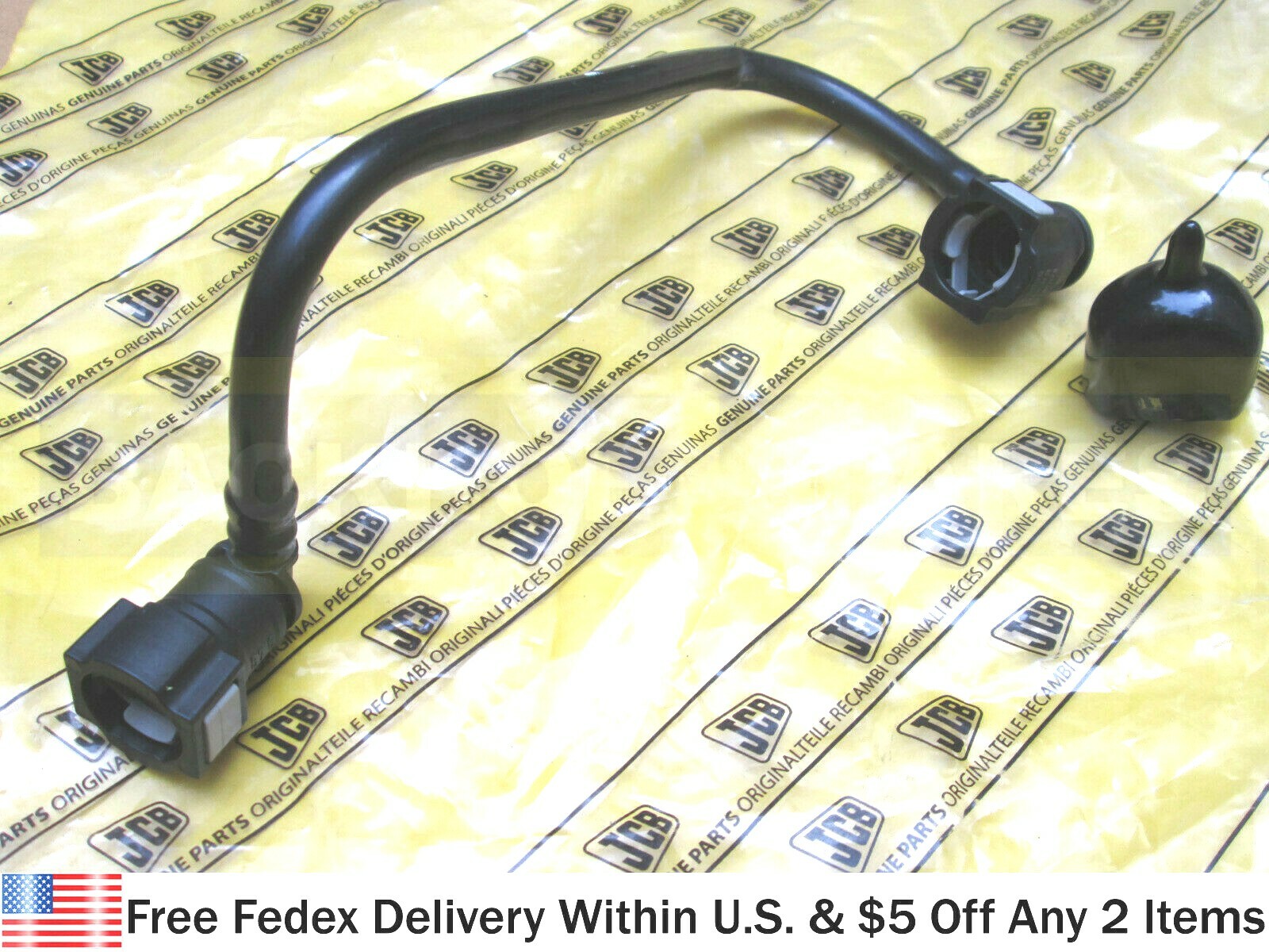 JCB PARTS - GENUINE JCB PIPE LIFT PUMP TO FILTER (PART NO. 320/07041 ...